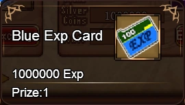 Blue Exp Card | FairyTail Online O4games Wiki | Fandom