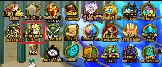 Famous Mage Ranking | FairyTail Online O4games Wiki | Fandom