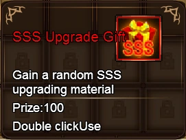 SSS Upgrade Gift | FairyTail Online O4games Wiki | Fandom