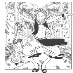 natsu dragneel manga cover