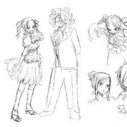 fairy tail natsu and lucy coloring pages