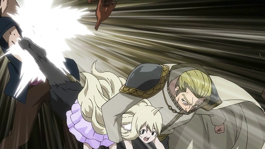 Precht Gaebolg & Mavis Vermilion vs. Membros da Blue Skull | Fairy Tail ...