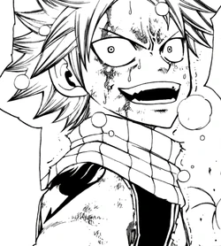 Natsu Dragneel Angry Drawing