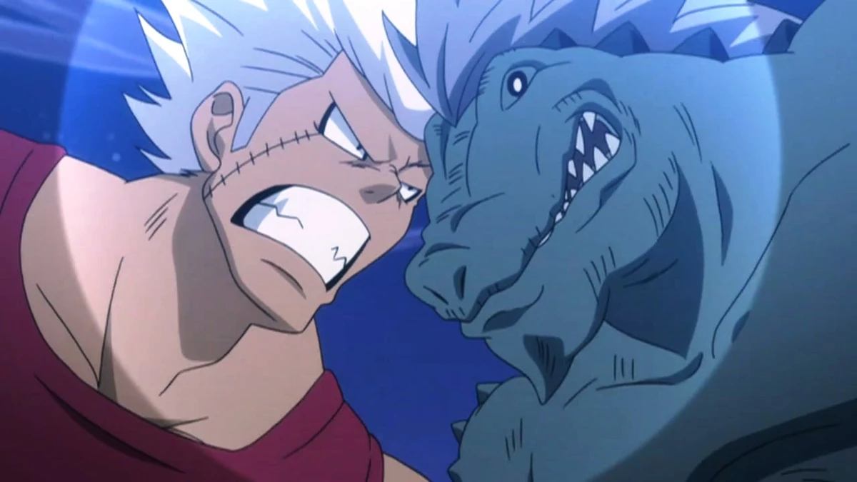 Elfman Strauss, Macao Conbolt & Wakaba Mine vs. Daphne's Lizardmen ...