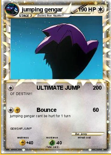 Jumping Gengar | Fakemon-the pokemon fan made Wiki | Fandom