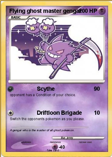 Ghost Master Gengar | Fakemon-the pokemon fan made Wiki | Fandom