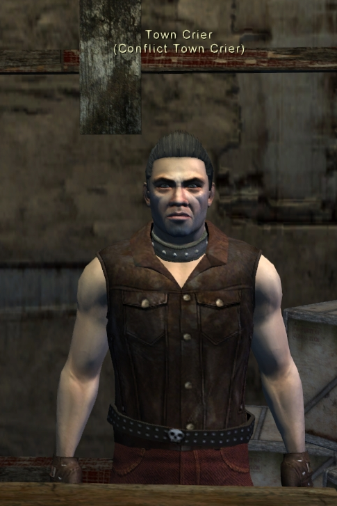 NPC: Town Crier (Outpost) | Fallen Earth Wiki | Fandom NPC: Town Crier (Outpost) | Fallen Earth Wiki | Fandom