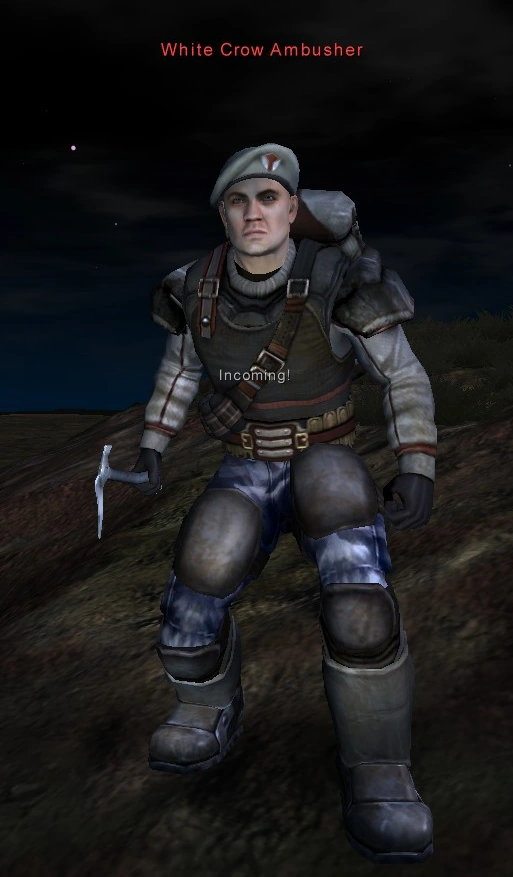 Enemy: White Crow Ambusher | Fallen Earth Wiki | Fandom