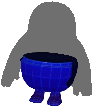 Wireframe Polybean Costume - Fall Guys: Ultimate Knockout Wiki