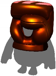 Golden Punching Glove Costume - Fall Guys: Ultimate Knockout Wiki