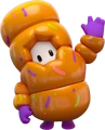 Golden Bouncy Bollard Costume - Fall Guys: Ultimate Knockout Wiki