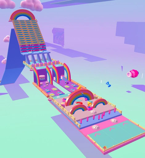 Rainbow Slide - Fall Guys: Ultimate Knockout Wiki