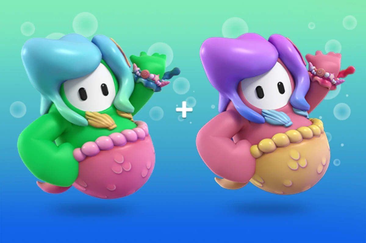 Lost Mermaid Duo - Fall Guys: Ultimate Knockout Wiki