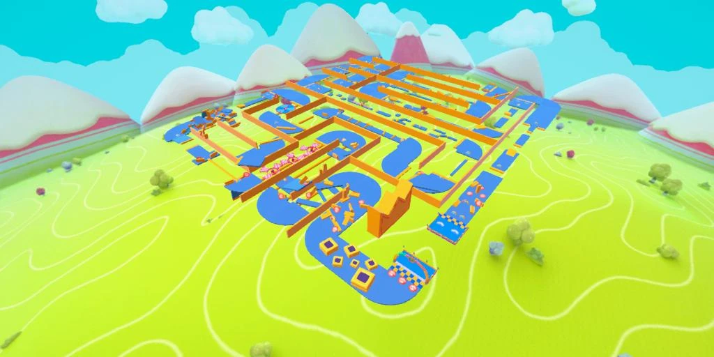 The crown's race - Fall Guys: Ultimate Knockout Wiki