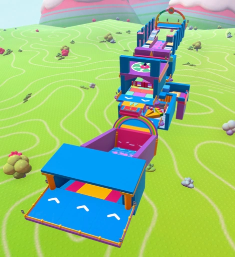 Pink Cascade - Fall Guys: Ultimate Knockout Wiki