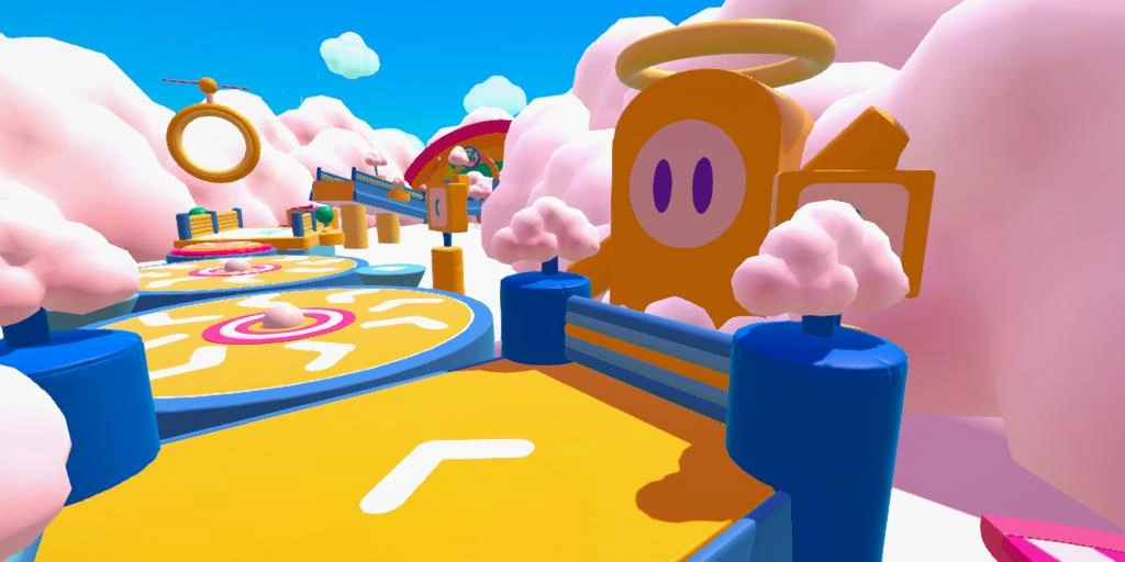 Skybound Raceway - Fall Guys: Ultimate Knockout Wiki