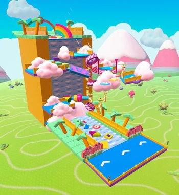 The Chaotic Waterfall - Fall Guys: Ultimate Knockout Wiki