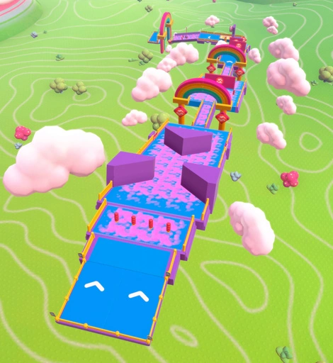 Rainbow Raceway - Fall Guys: Ultimate Knockout Wiki