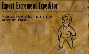 Expert Excrement Expeditor | Fallout dnd Wiki | Fandom