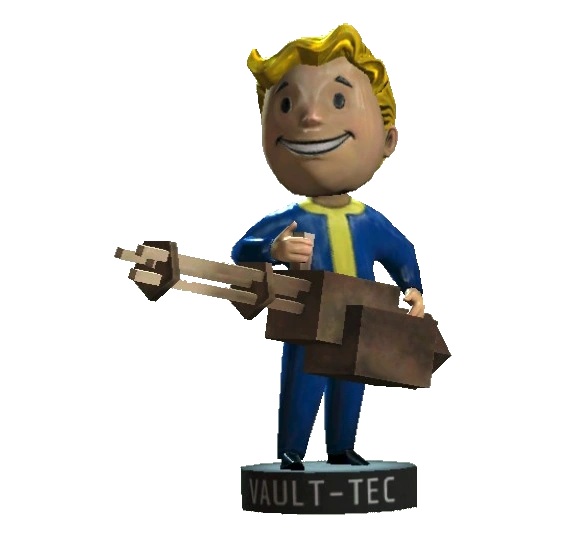 Big guns bobblehead | Fallout dnd Wiki | Fandom