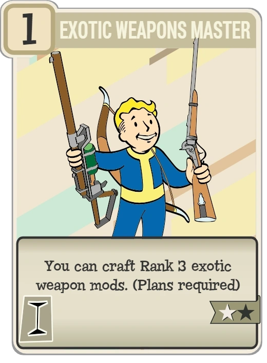 Exotic Weapons Master | Fallout dnd Wiki | Fandom
