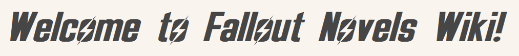 Fallout Novels Wiki | Fandom