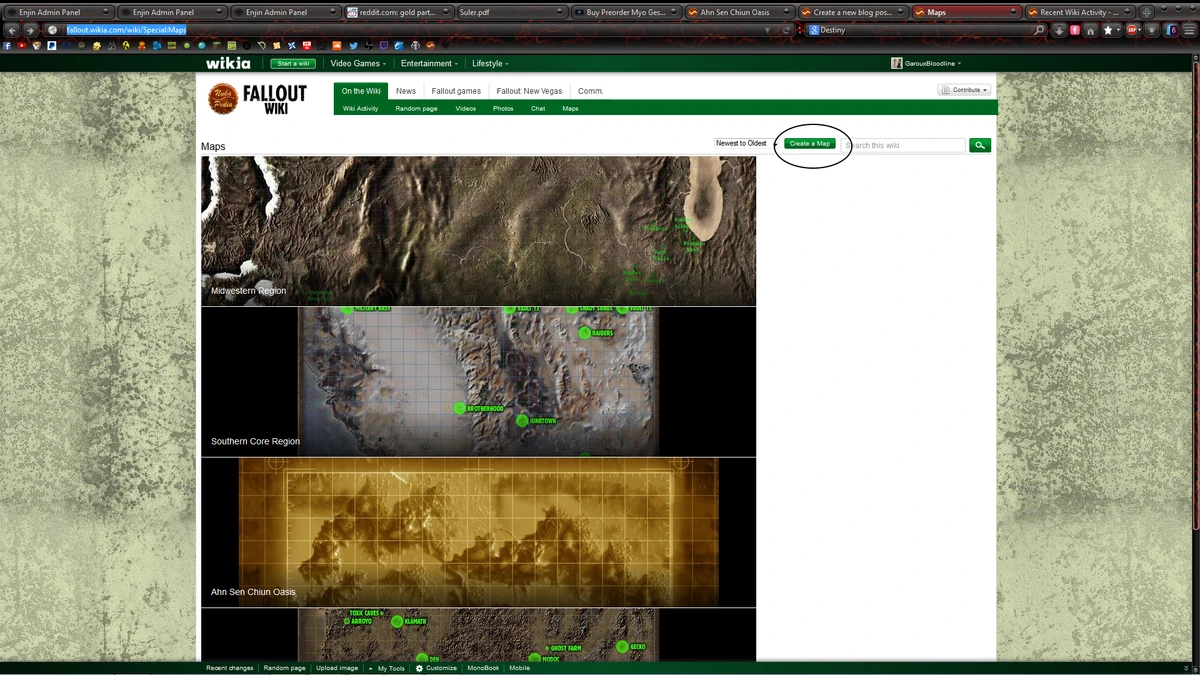 User blog:GarouxBloodline/Interactive Map Guide | Fallout Wiki | Fandom