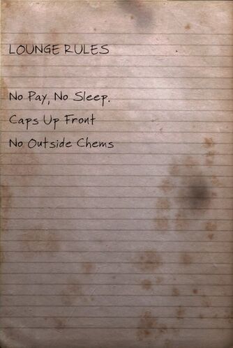 Lounge rules | Fallout Wiki | Fandom