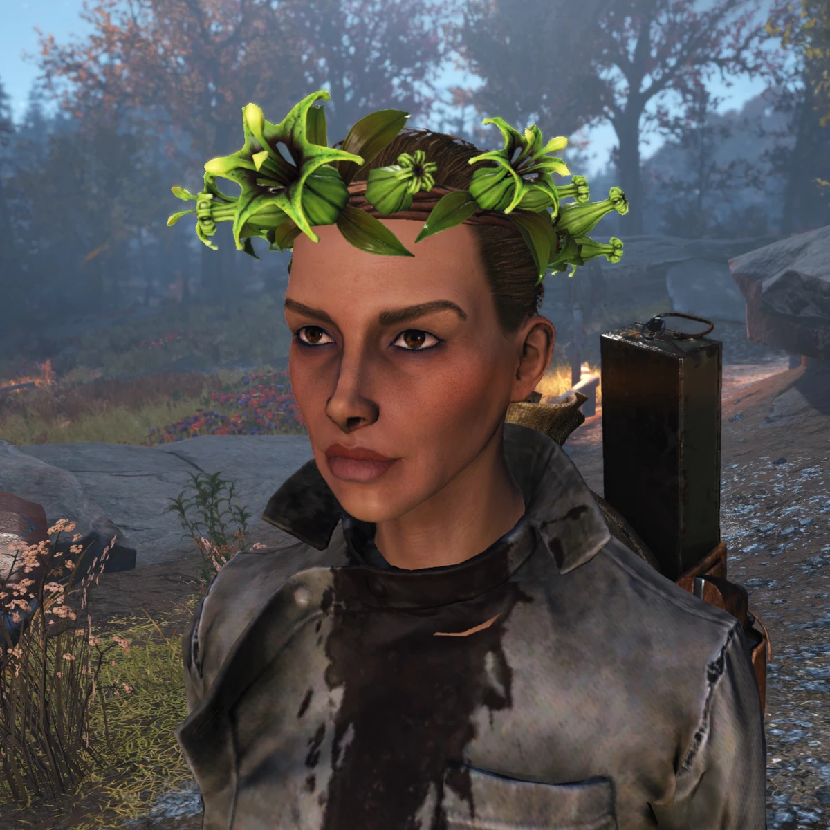 Flower crown - green invader | Fallout Wiki | Fandom