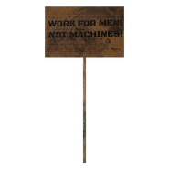 Protest sign | Fallout Wiki | Fandom