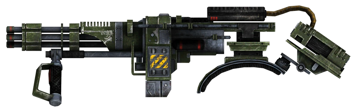 Shoulder mounted machine gun | Fallout Wiki | Fandom
