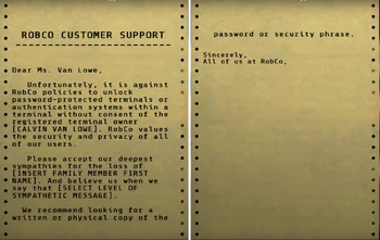 RobCo customer support | Fallout Wiki | Fandom