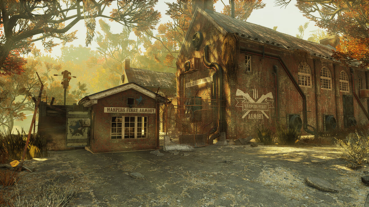 Изображение - FO76 Harpers Ferry Armory 10.jpg | Убежище | Fandom