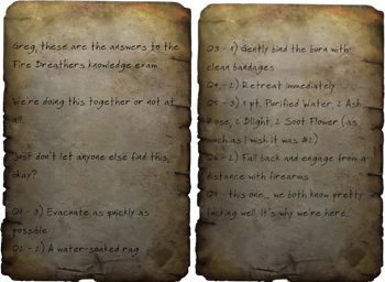 Knowledge exam cheat sheet | Fallout Wiki | Fandom