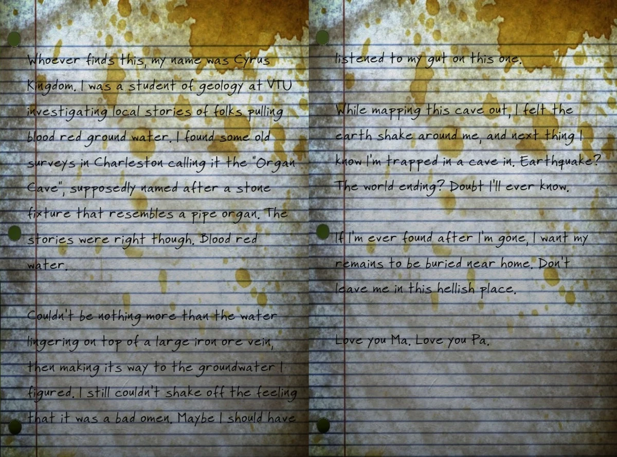 Geologist's note | Fallout Wiki | Fandom