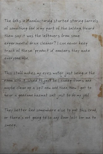Janitor notes | Fallout Wiki | Fandom