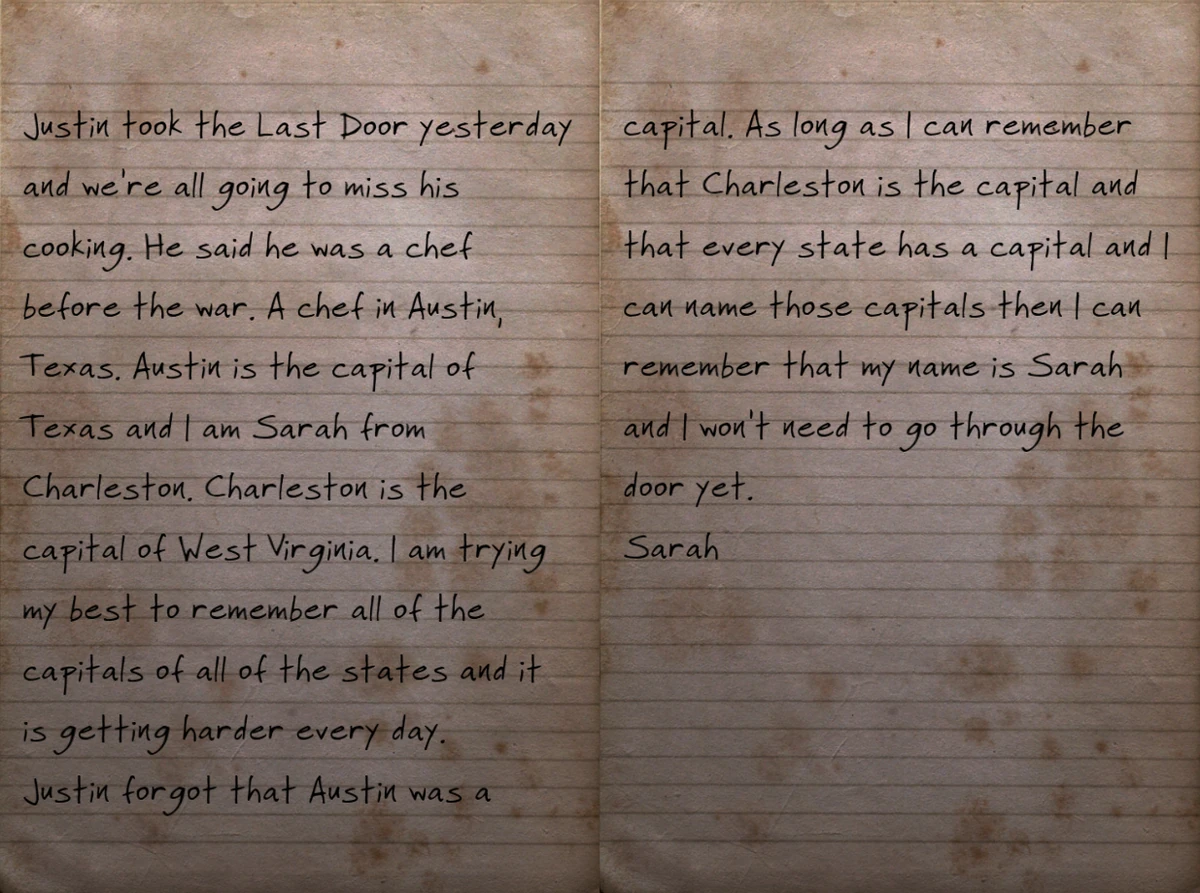 Goodbye Justin | Fallout Wiki | Fandom