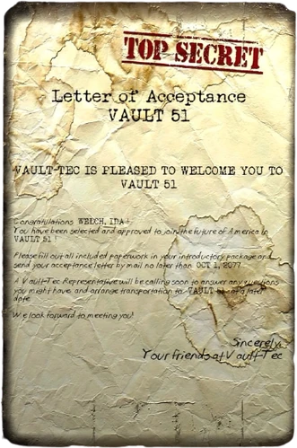 Letter from Vault-Tec (Fallout 76) | Fallout Wiki | Fandom