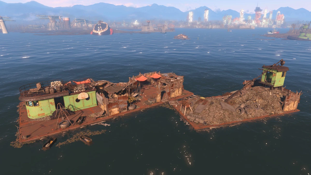 Floating barge | Fallout Wiki | Fandom