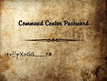 Command center password | Fallout Wiki | Fandom