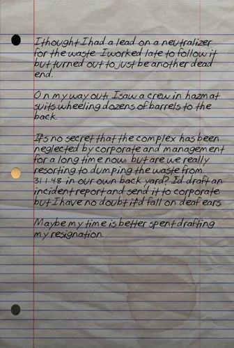 Chemist note | Fallout Wiki | Fandom