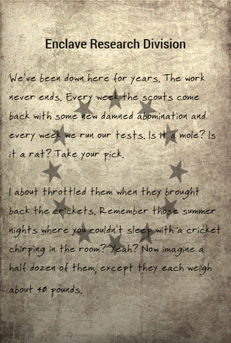 Lab journal | Fallout Wiki | Fandom