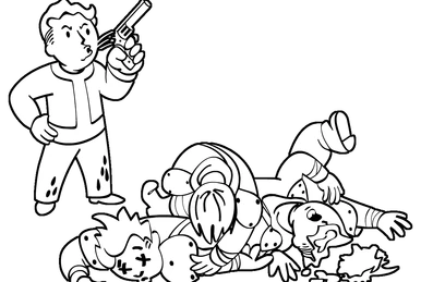 Fallout 4 Coloring Pages