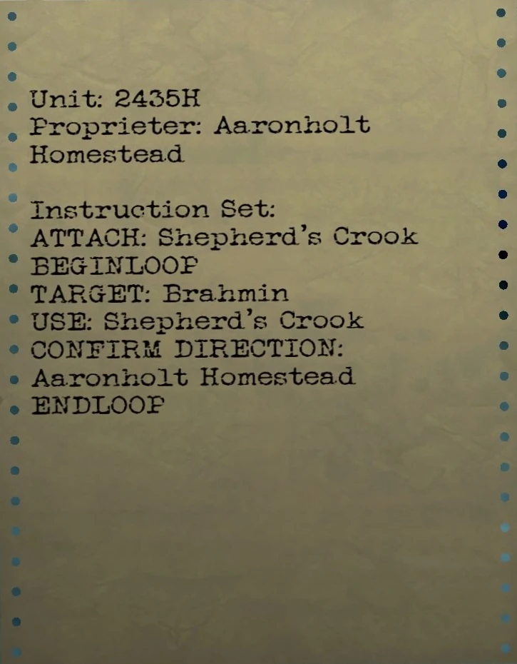 Farmhand directive | Fallout Wiki | Fandom