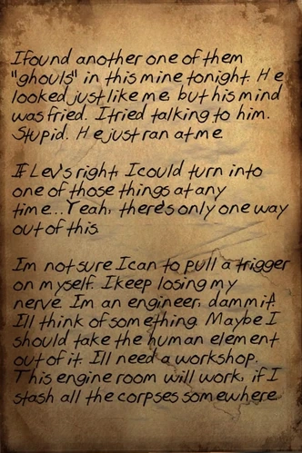 Lou's log: Engine room | Fallout Wiki | Fandom