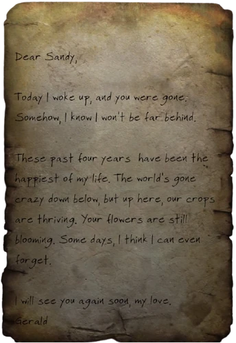 Gerald's note | Fallout Wiki | Fandom