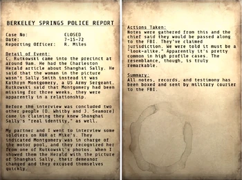 Shanghai Sally: Berkeley Springs | Fallout Wiki | Fandom