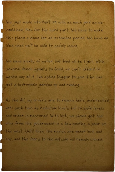 Garrison's journal | Fallout Wiki | Fandom