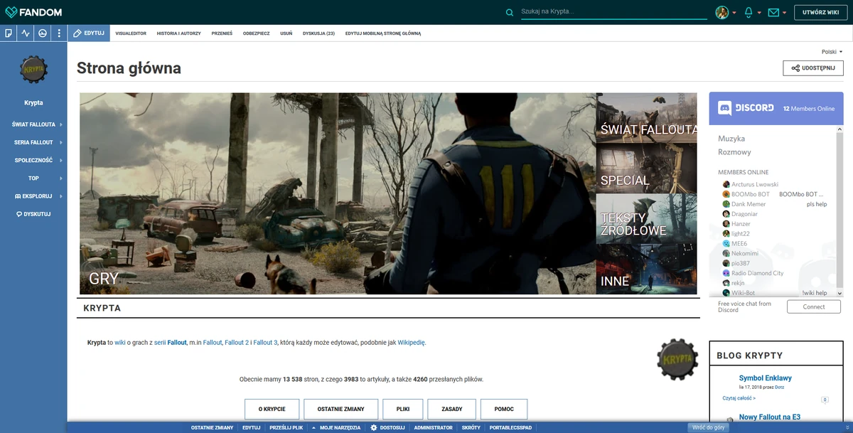 Krypta:Gadżety | Krypta | Fandom