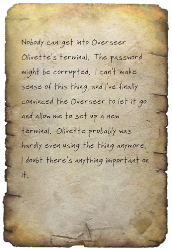 Technician's note | Fallout Wiki | Fandom